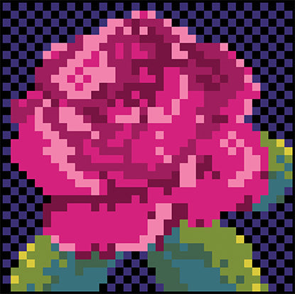 Pixel Rose Quilt Pattern – La Todera
