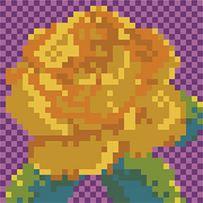 Pixel Rose Quilt Pattern – La Todera